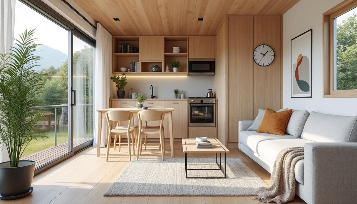 Une tiny house scandinave de 25m² : l'art de réinventer l'espace ...